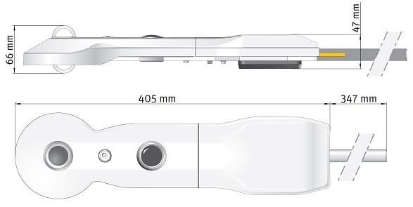CNR4 & CVF4 Net Radiometer Diagram - Omni Instruments