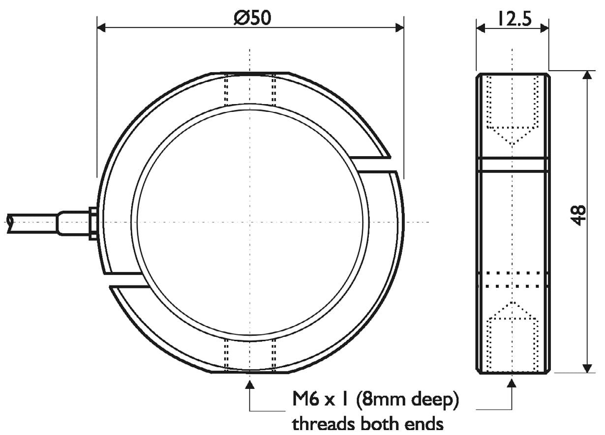 DBCR Low Range Miniature S Beam - Bi-directional Load Cell - Omni ...