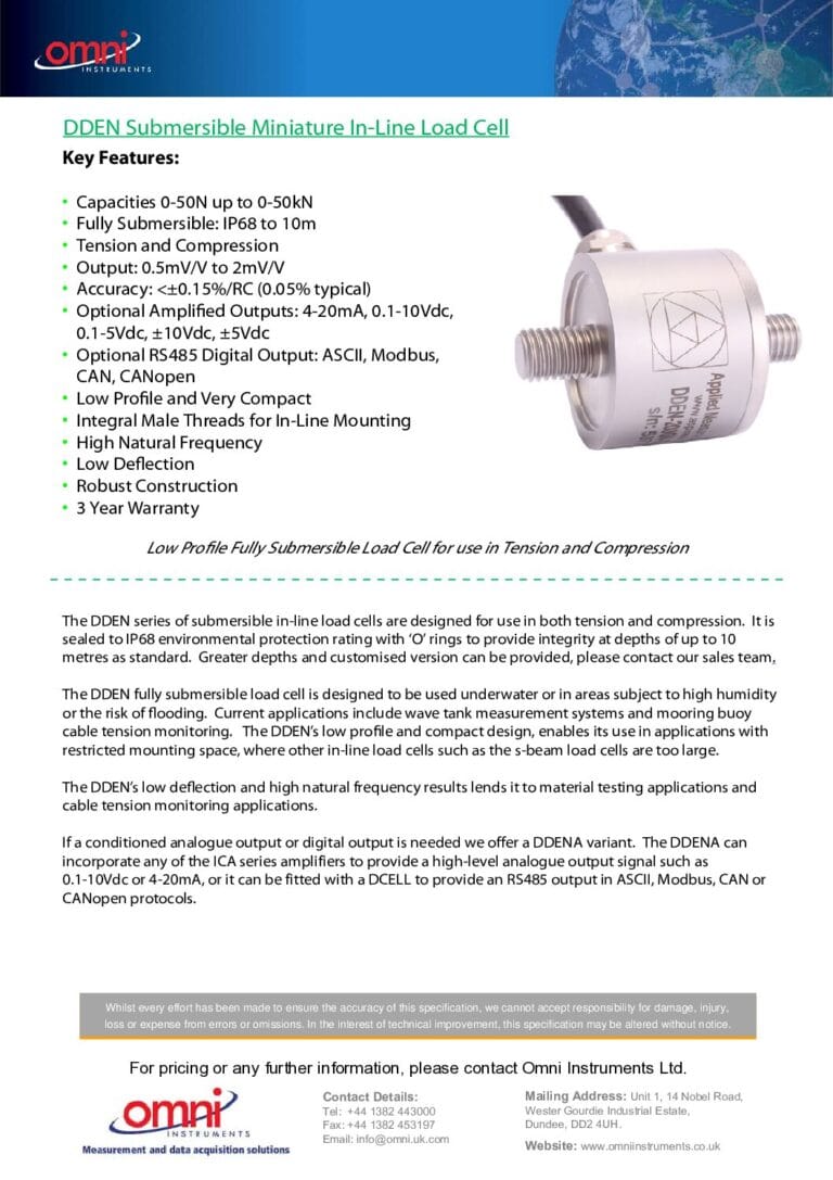 LOAD-DDEN-Series-Submersible-Miniature-Low-Profile-Tension-Compression-Load-Cell-pdf - Omni ...