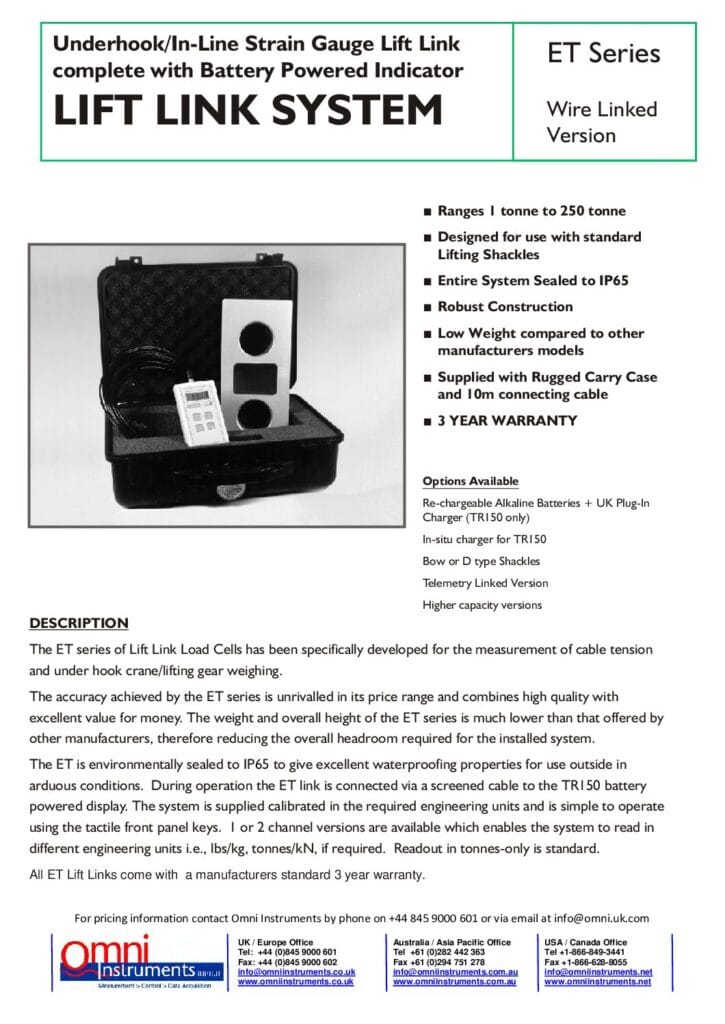 LOAD-ET-Lift-Link-System.-Wired-pdf - Omni Instruments