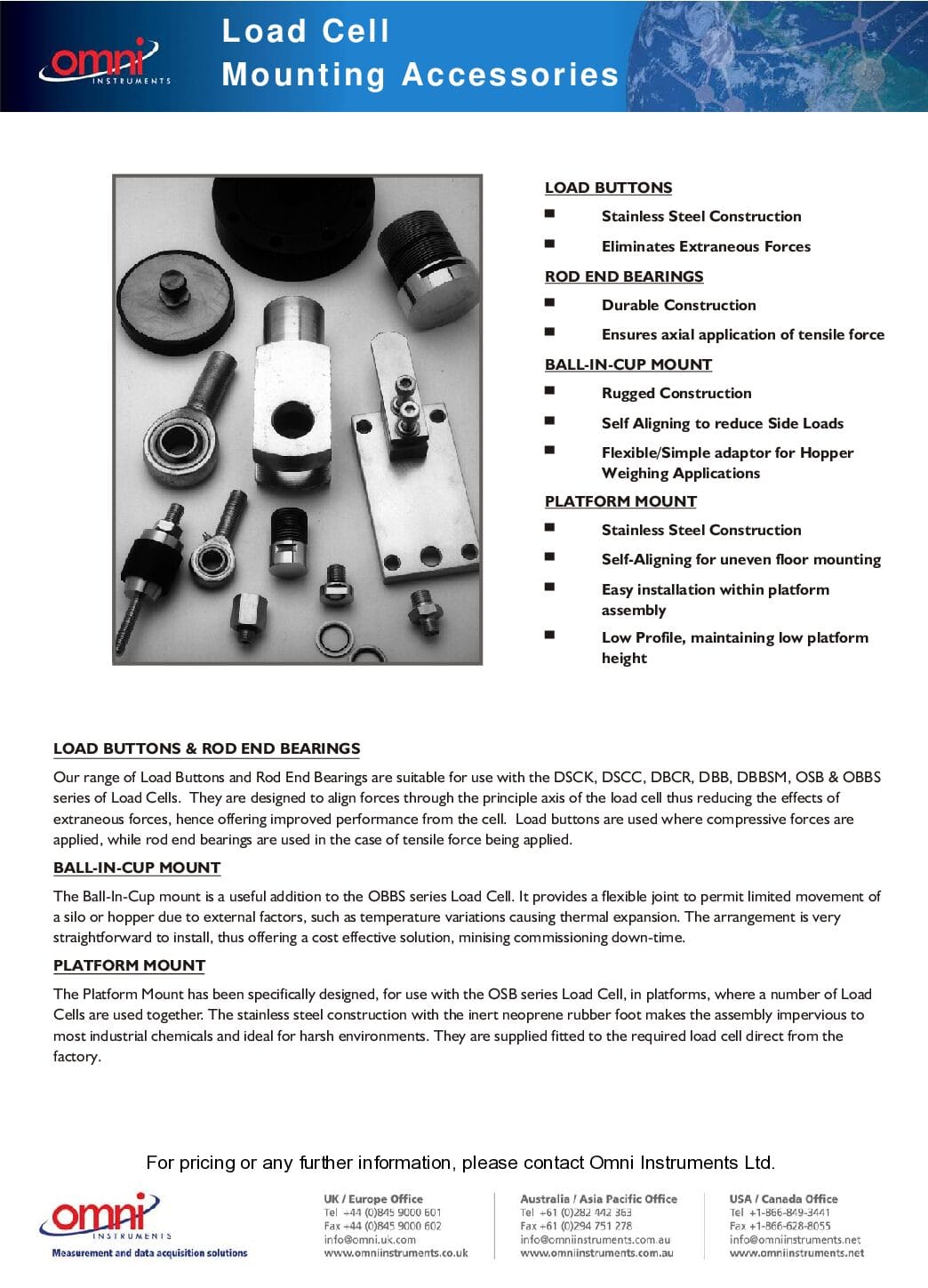 LOAD-Load-Cell-Mounting-Accessories-pdf - Omni Instruments