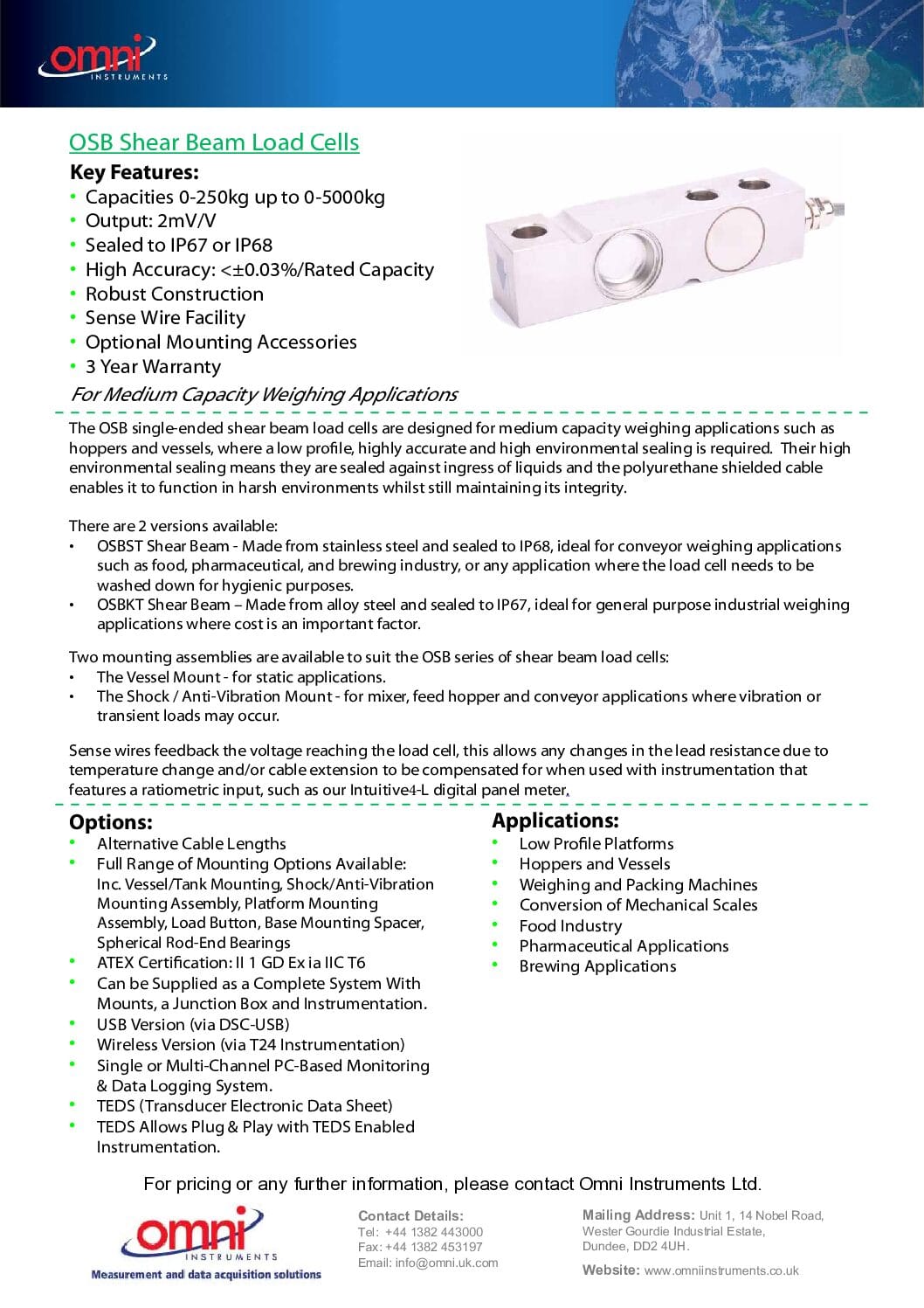LOAD-OSB-Shear-Beam-Load-Cells-pdf - Omni Instruments