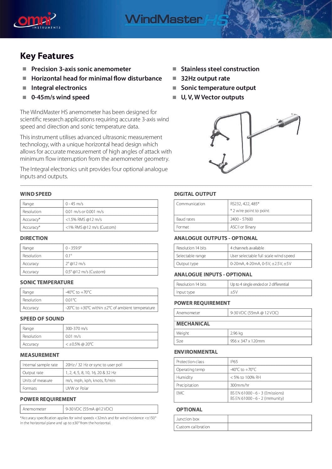 WindMaster-HS-3D-Anemometer-pdf - Omni Instruments