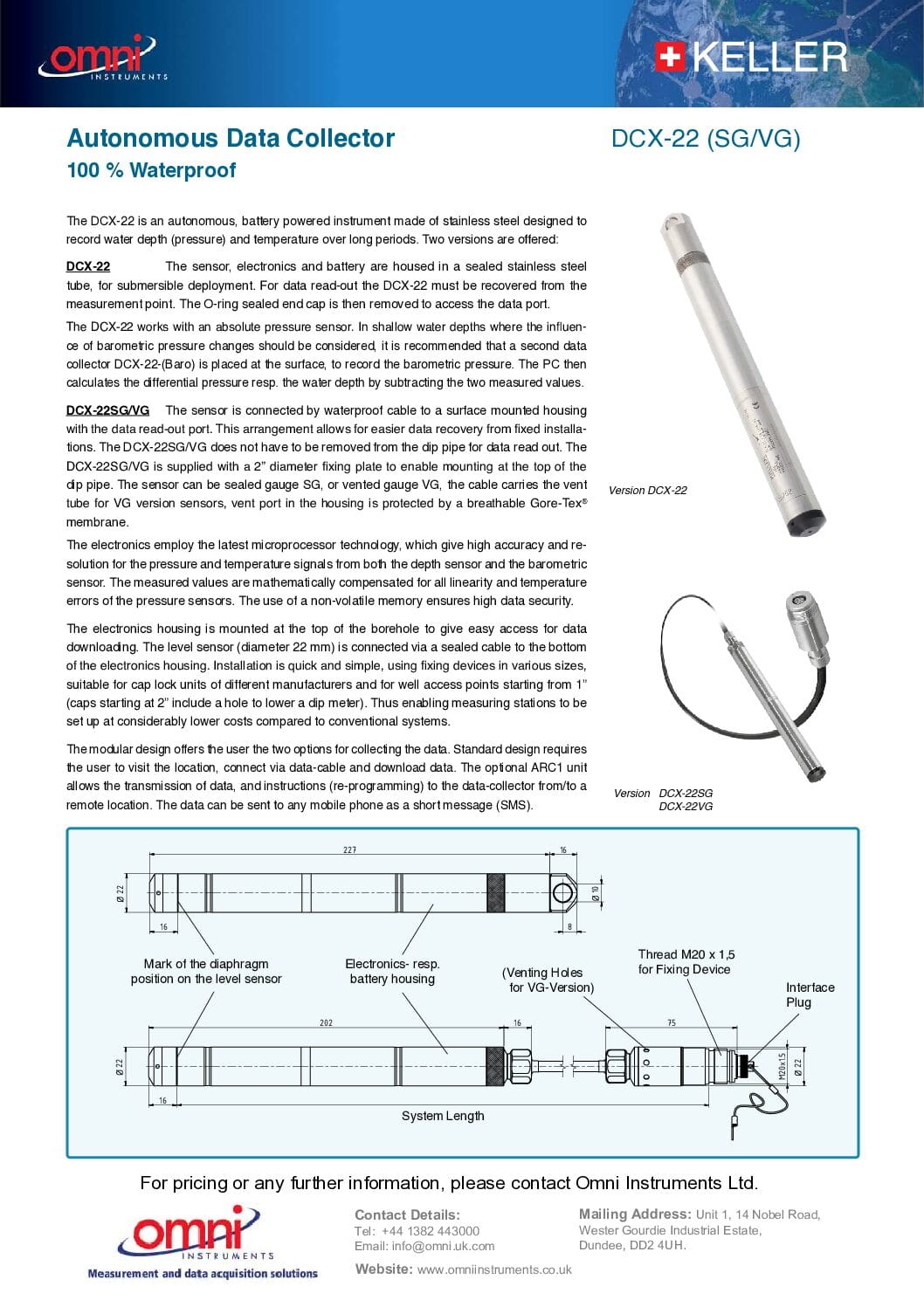 Series-DCX-22-Autonomous-Data-Collector-pdf - Omni Instruments