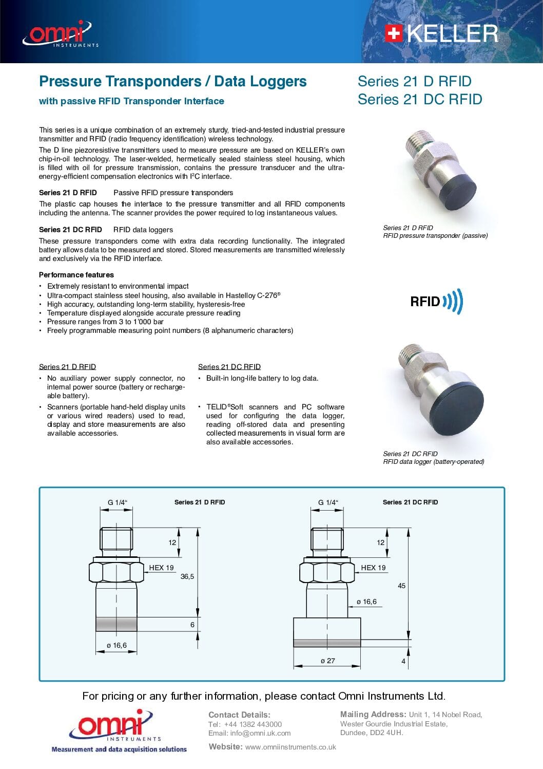 Series-21DC-RFID-Pressure-Transponder-Data-Loggers-pdf - Omni Instruments